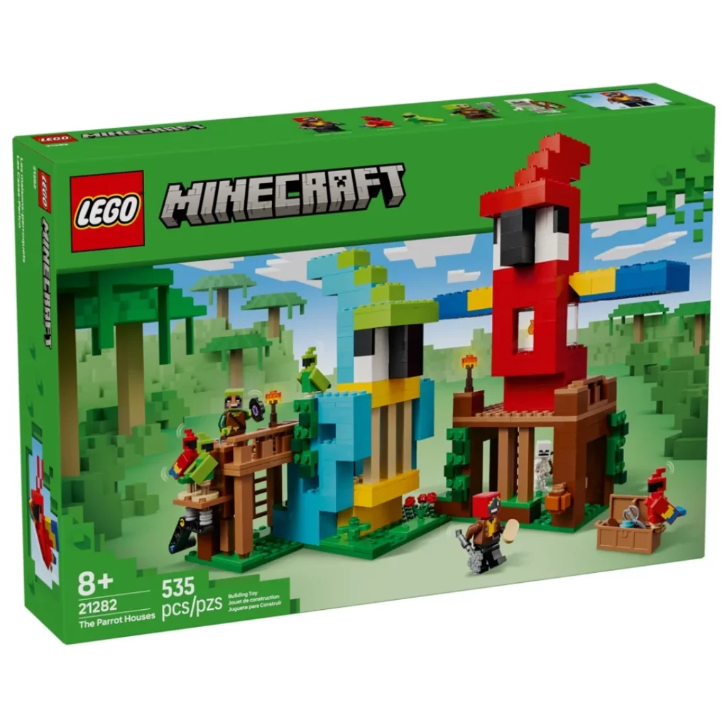 Zapowiedzi LEGO 2025 – seria Minecraft [papugowe domki są na LEGO.pl ...